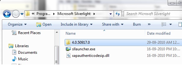 Microsoft Silverlight Error Same Version Is Already Installed